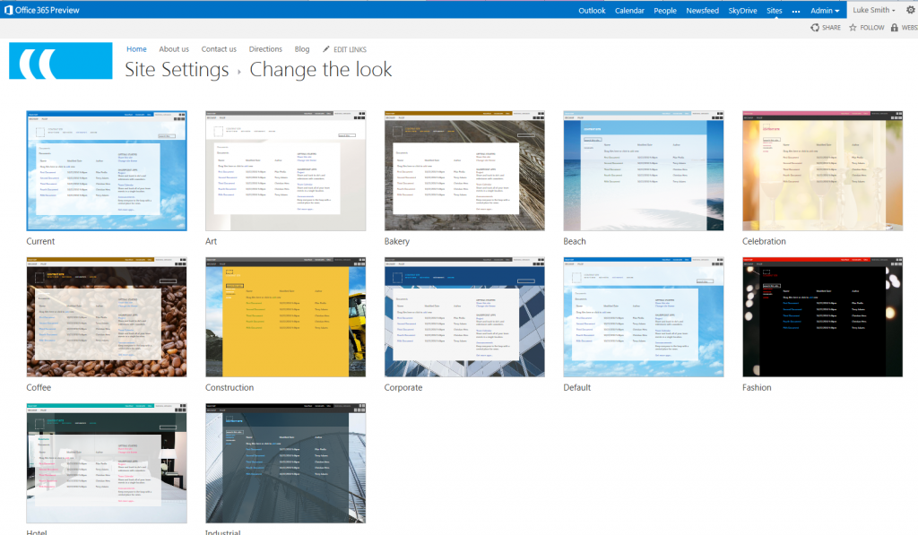 SharePoint Online 2013 Screenshots - TSLS - Luke Smith